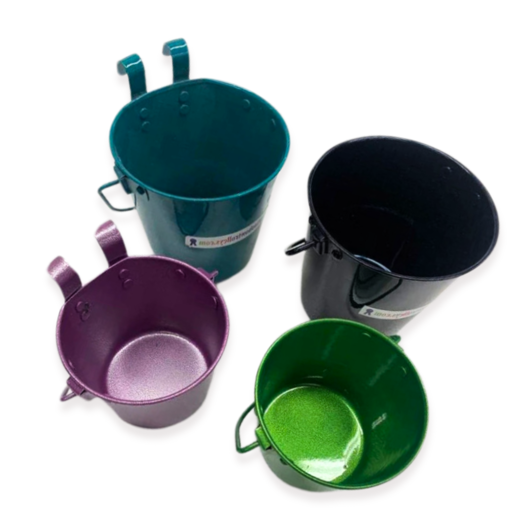 Colored Water Buckets | Stainless Steel Pails by Best in Show Trolleys ...